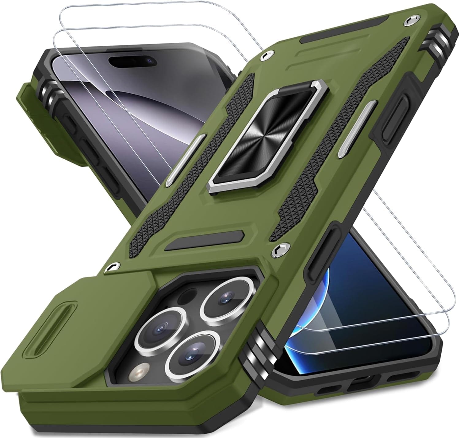 iPhone 16 Pro Armor Case with Camera Cover | Gorilla Cases Heavy Duty