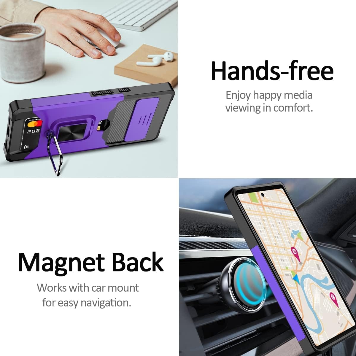Google Pixel 6 Case Sliding Camera Cover Heavy Duty Protective Pixel C