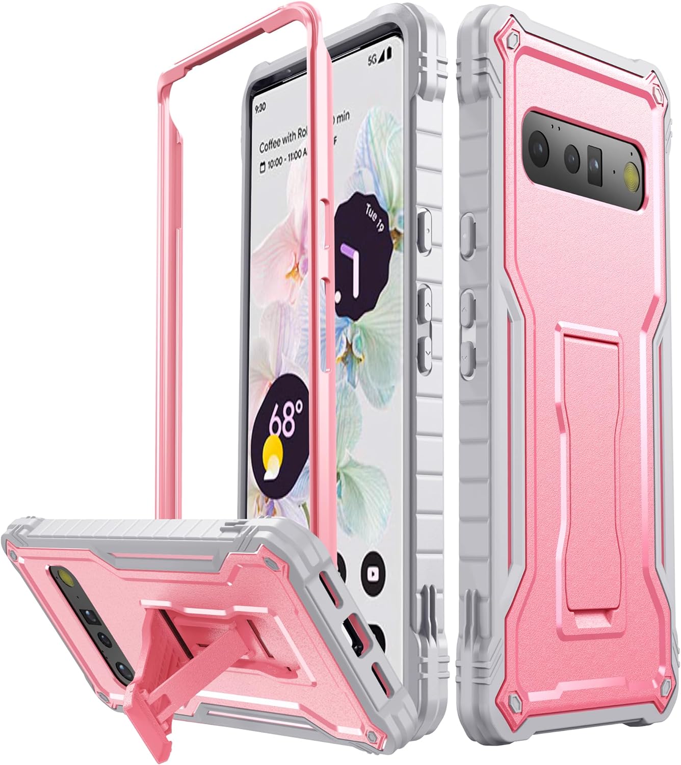Google Pixel 6 Pro Case Dual Layer Shockproof Heavy Duty Case No Scree