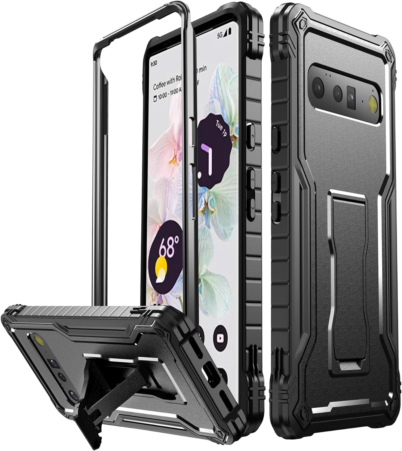 Google Pixel 6 Pro Case Dual Layer Shockproof Heavy Duty Case No Scree
