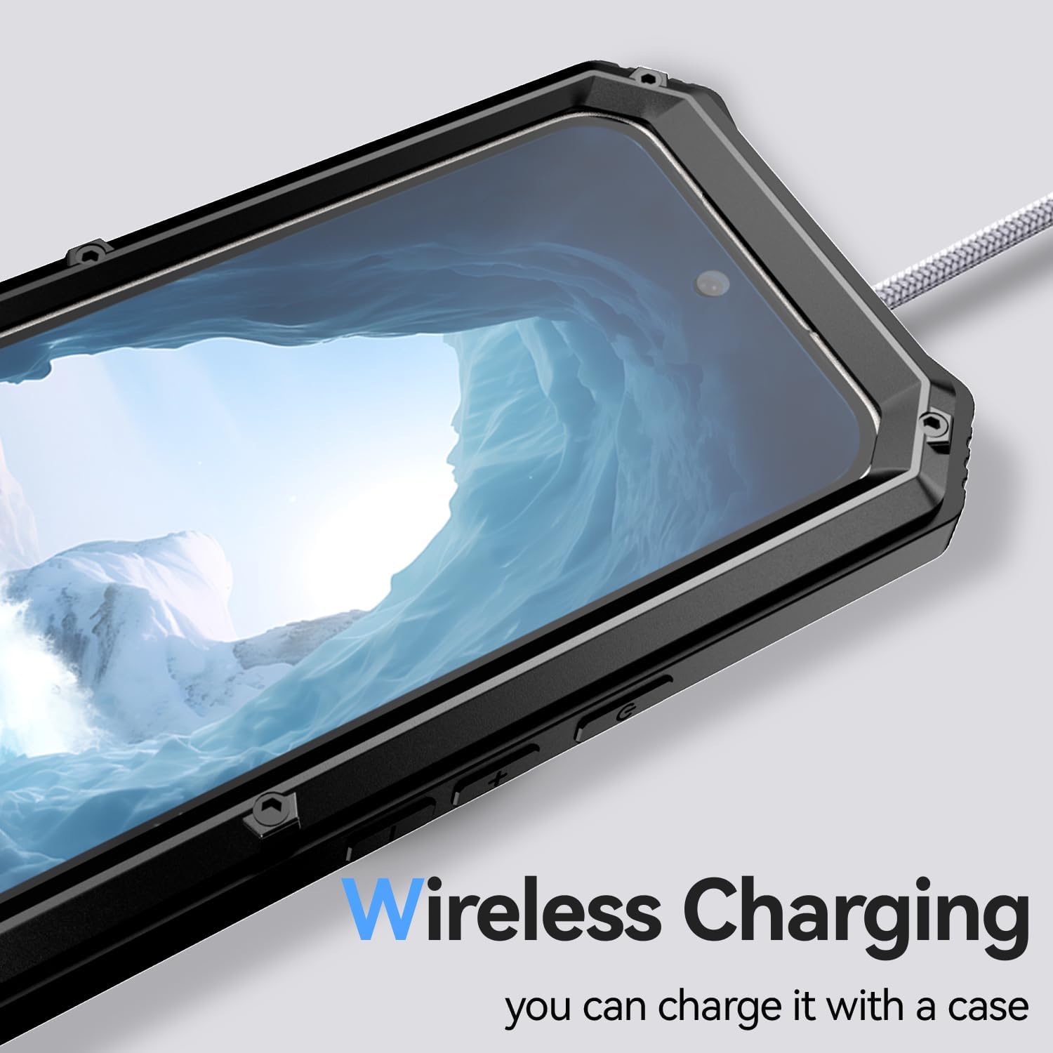 Google Pixel 9 Pro XL Aluminum Metal Heavy Duty Case