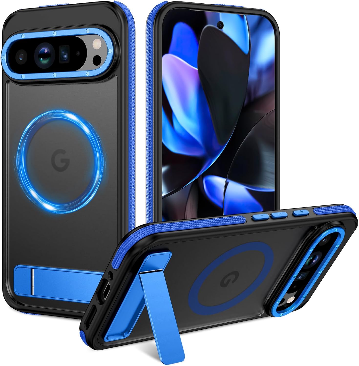 Google Pixel 9 Pro XL MagSafe Case with Built-in Metal Kickstand