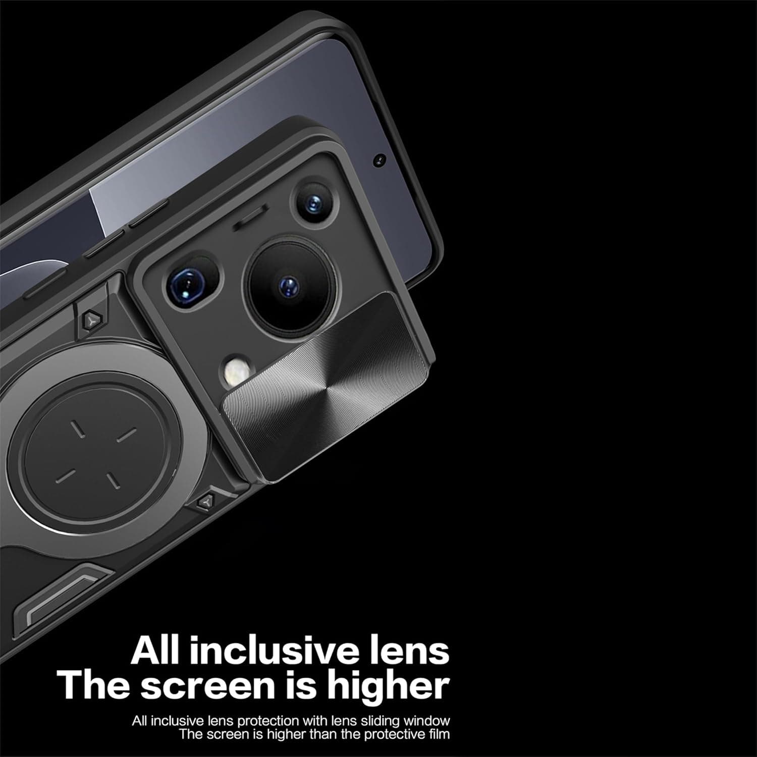 Huawei Pura 70 Ultra Sliding Camera Cover Ring Magnetic Case