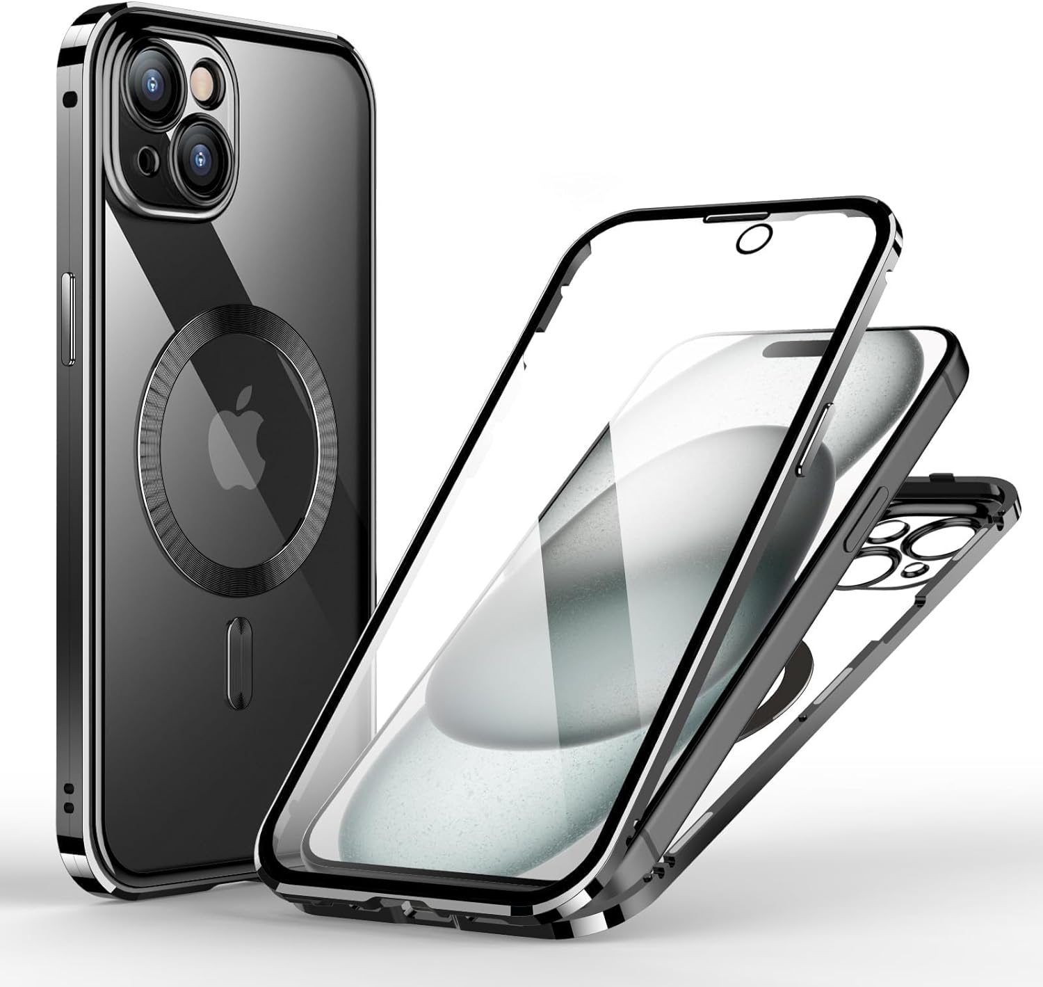 iPhone 15 Front Protection Magnetic Compatible Protector Double Sided