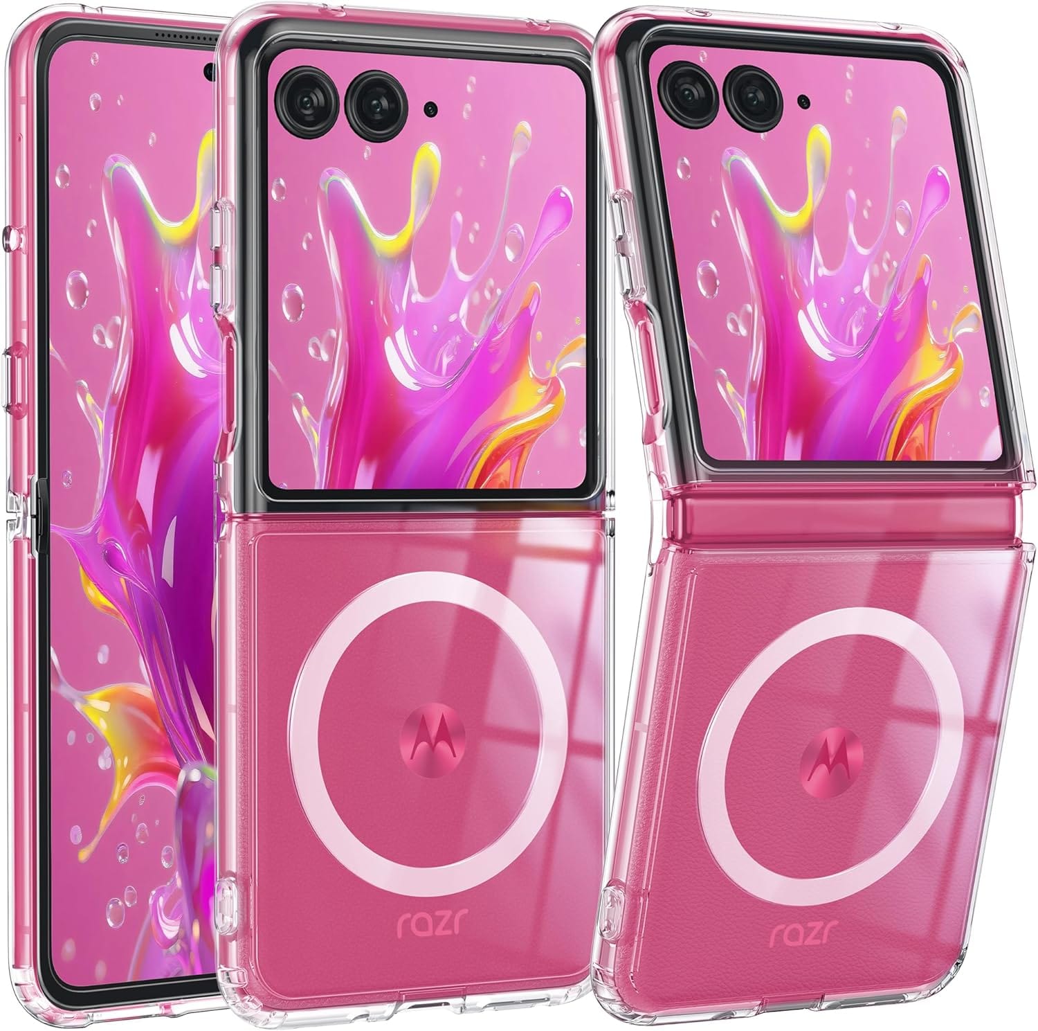 Motorola Razr Ultra-Magnetic Case Lightweight Military Grade Drop Prot