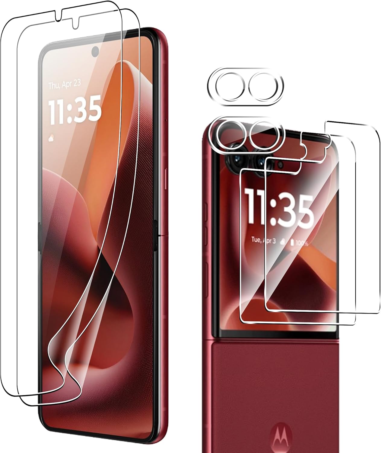 Motorola Razr Ultra TPU Film with Camera Lens Screen Protector