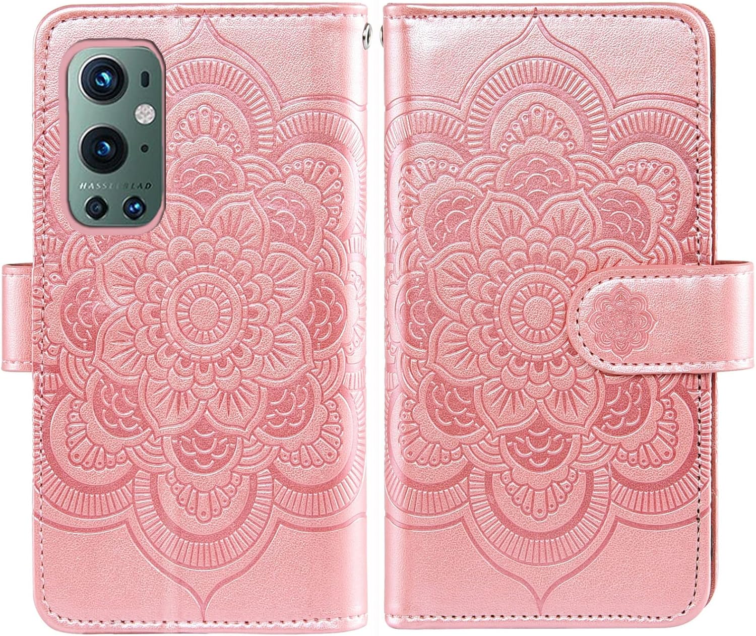OnePlus 9 Pro One Plus 9Pro 5G Wallet Case Tempered Glass Screen Prote