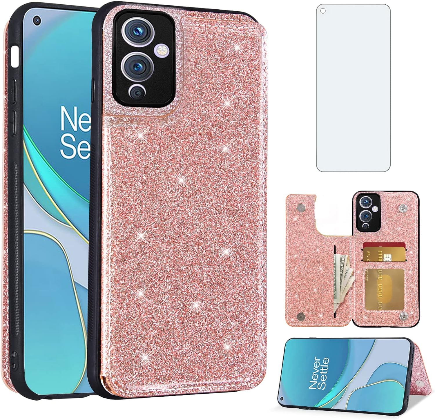 OnePlus 9 Pro One Plus 9Pro 5G Wallet Cover Card Holder