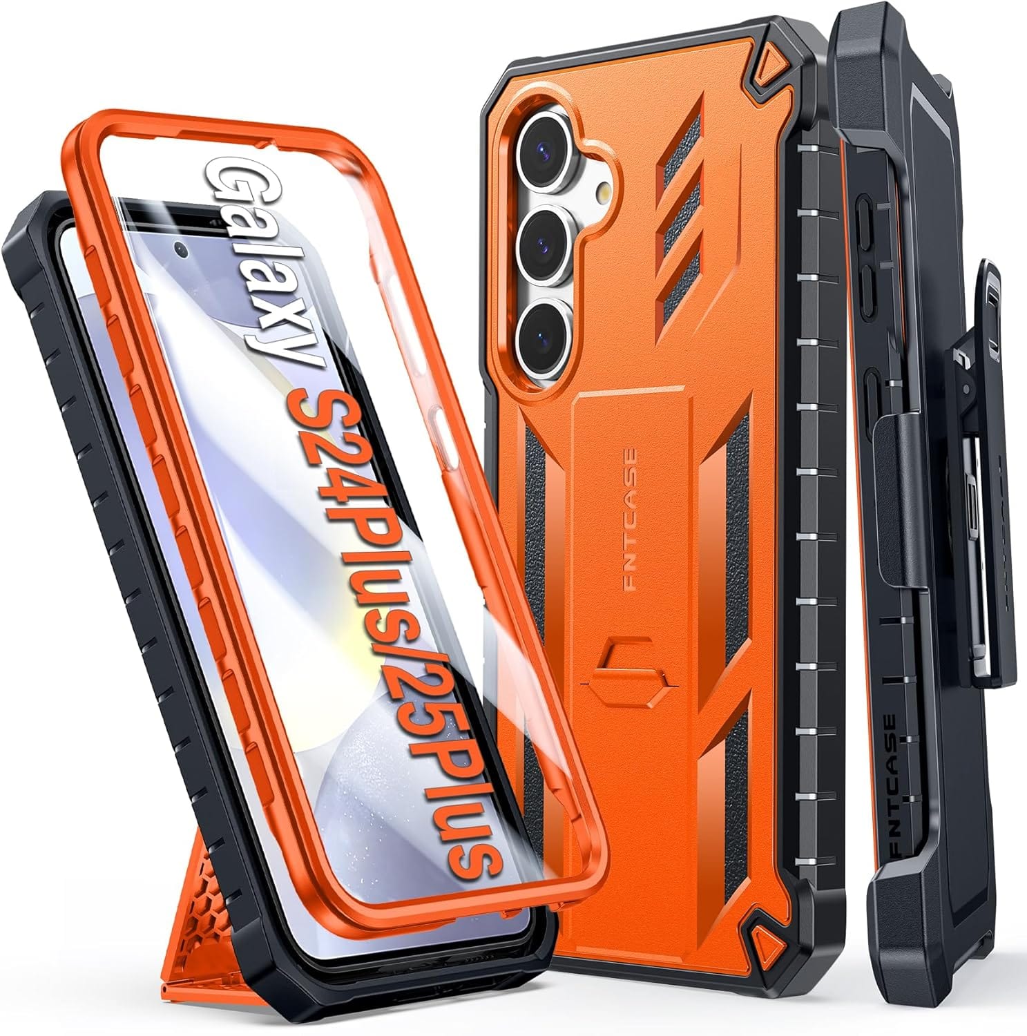 Samsung Galaxy S25 Ultra Military-Grade Rugged Shockproof Case with He