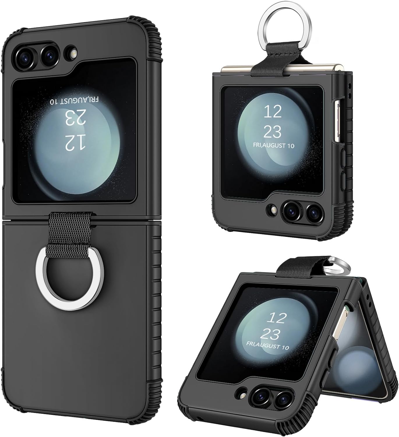 Samsung Galaxy Z Flip 5 Case Z Flip 5 5G Case Heavy Duty 2 in 1 Full B