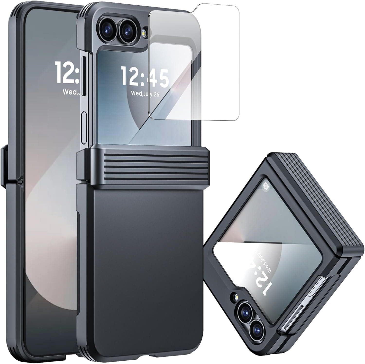 Samsung Galaxy Z Flip 6 Card Holder & Hinge Protection & Screen Protec