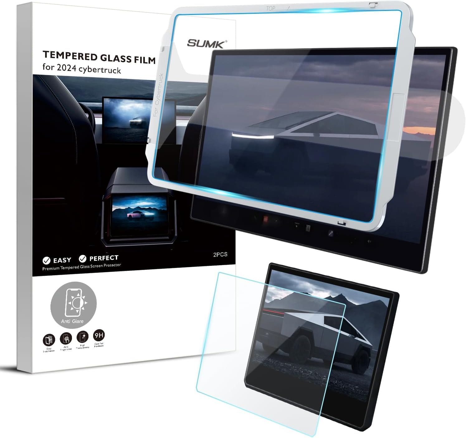 Tesla Cybertruck Tempered Glass Screen Protector