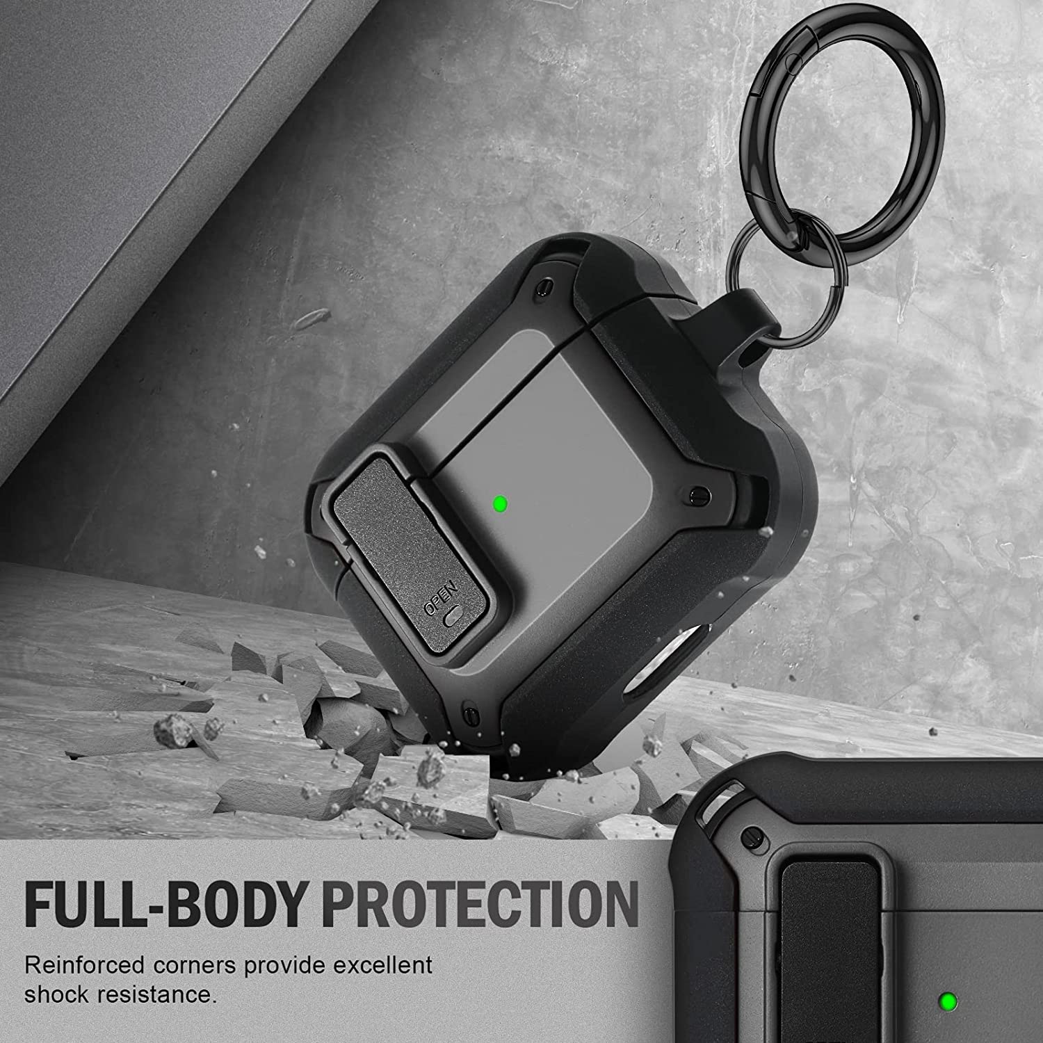 AirPods 3rd Gen Lock Clip Case – Shockproof