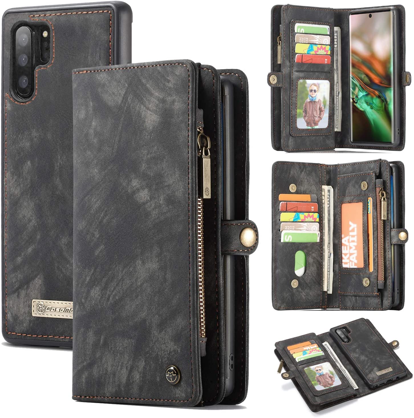 Galaxy Note 10 Plus Wallet Case | Leather Note 10 Plus Wallet Case