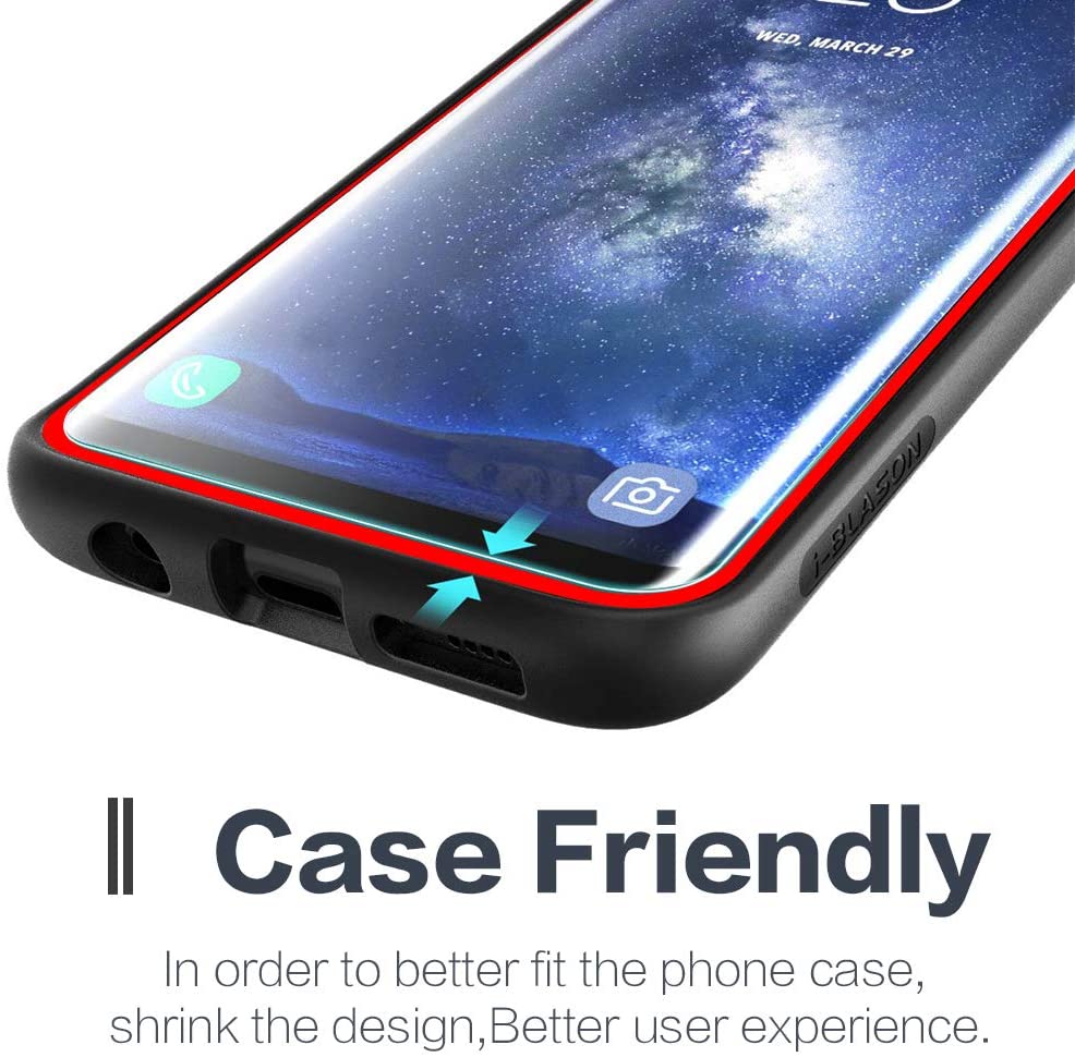 Galaxy Note 8 Screen Protector Tempered Glass (2 Pack)