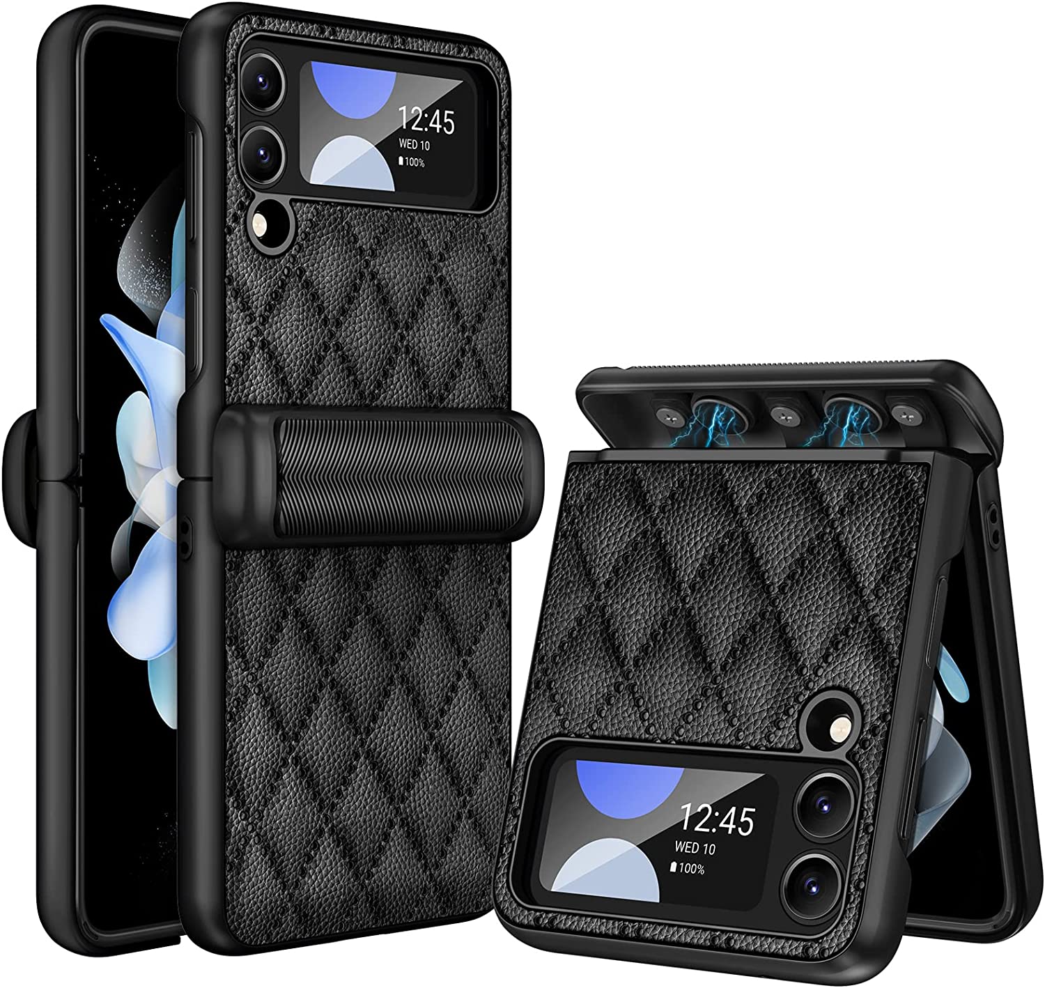 Galaxy Z Flip 4 Case 5g Hinge Protection Camera Screen Protector Case