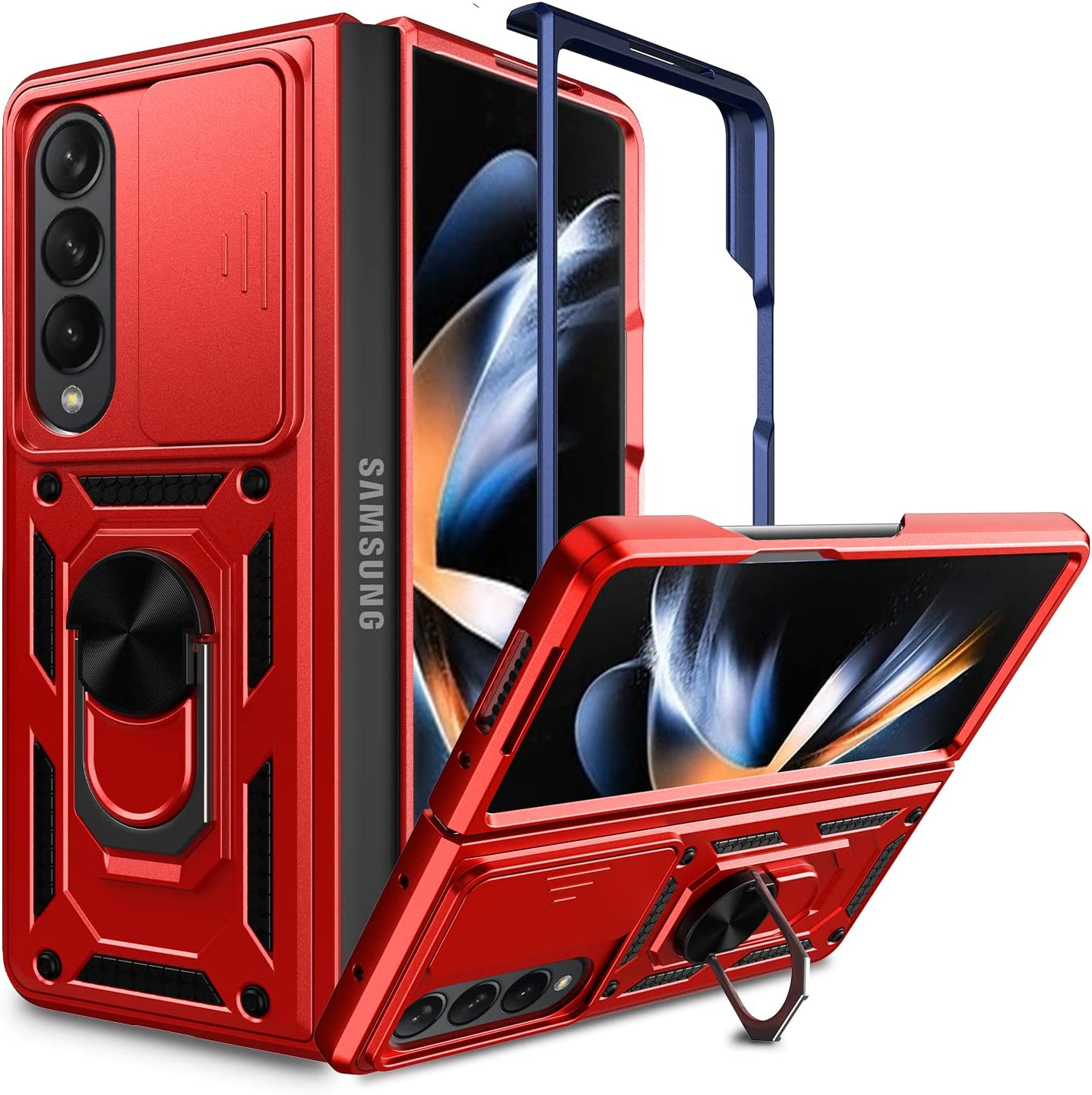 Galaxy Z Fold 4 Case with Slide Camera Cover