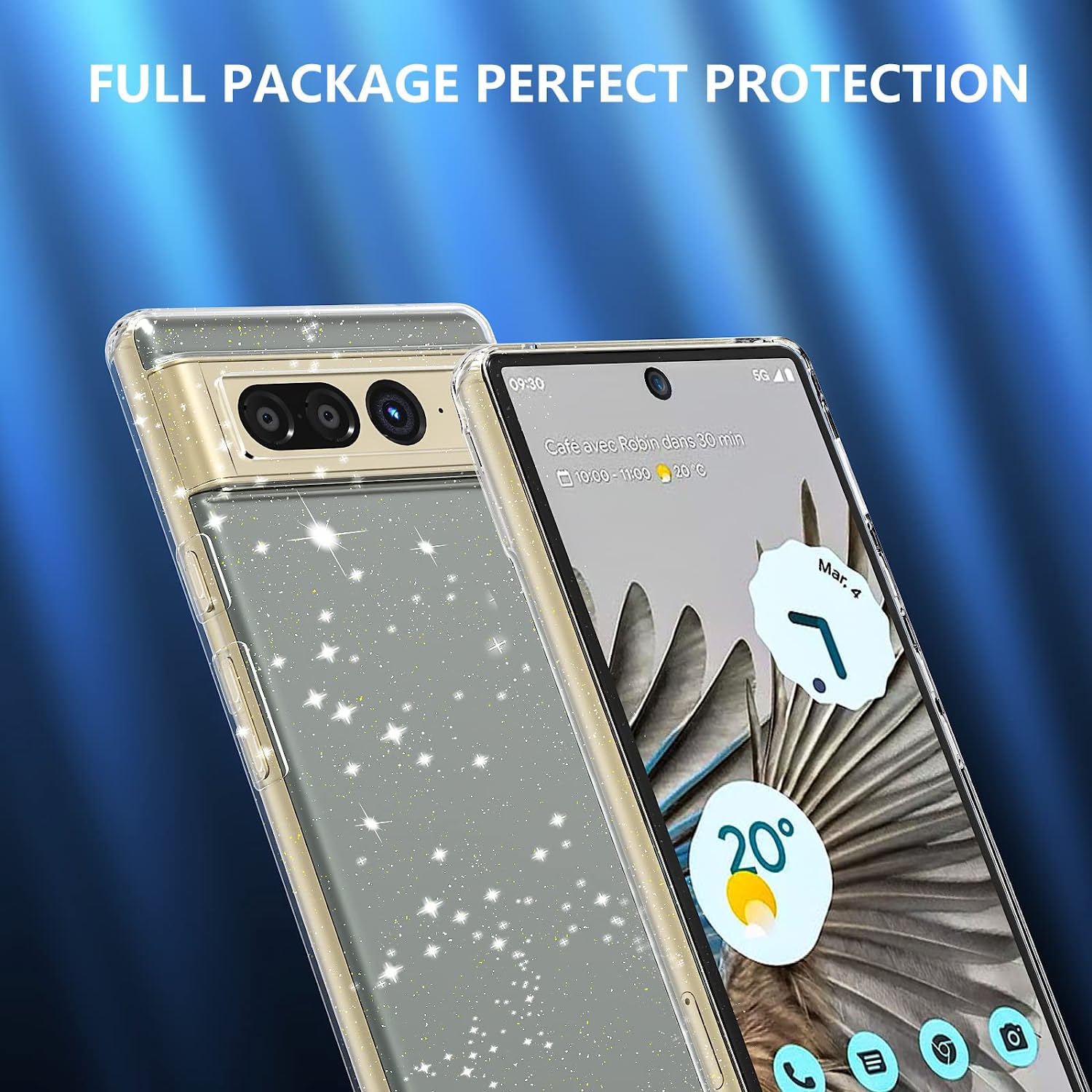 Google Pixel 7 Pro Case Glitter Phone TPU Case