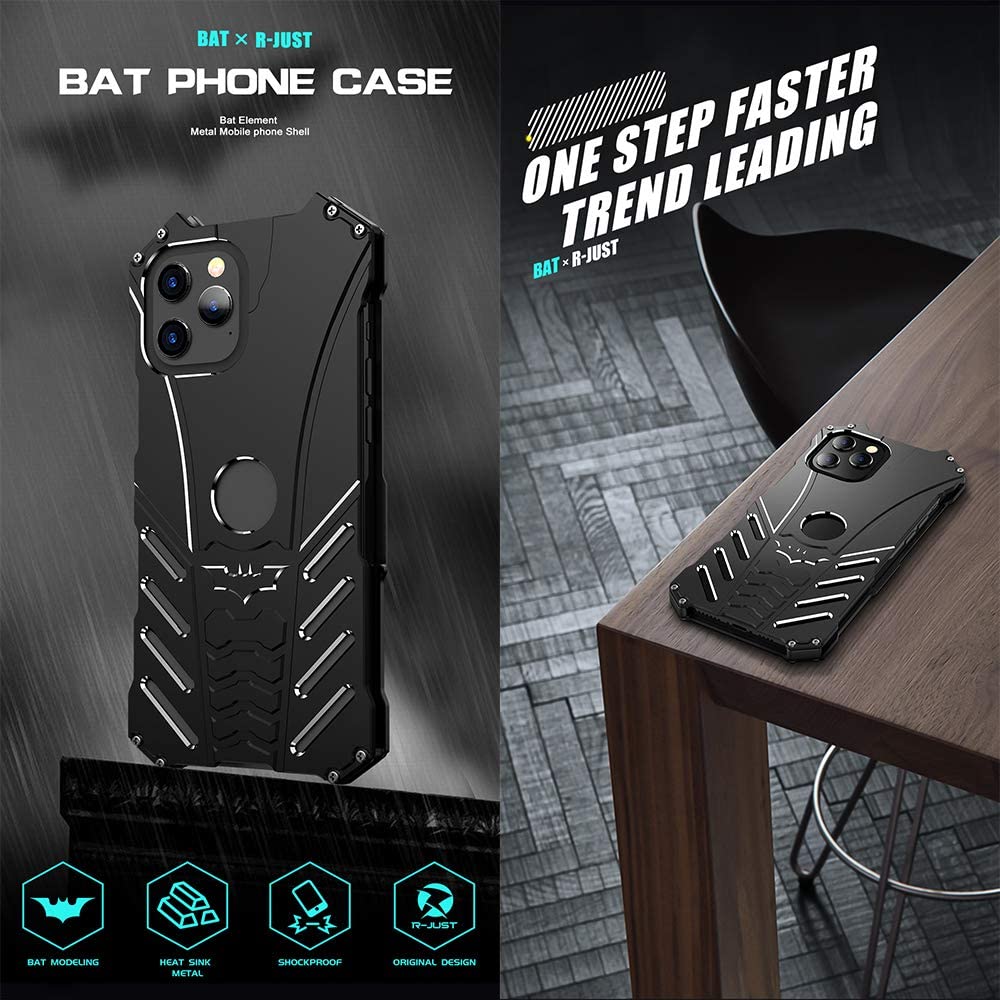 iPhone 12 Pro Max Batman Case – Aluminum Heavy-Duty Shockproof Case