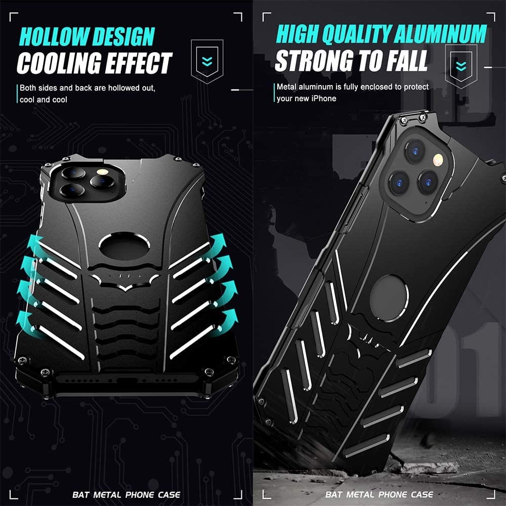 iPhone 12 Pro Max Batman Case – Aluminum Heavy-Duty Shockproof Case