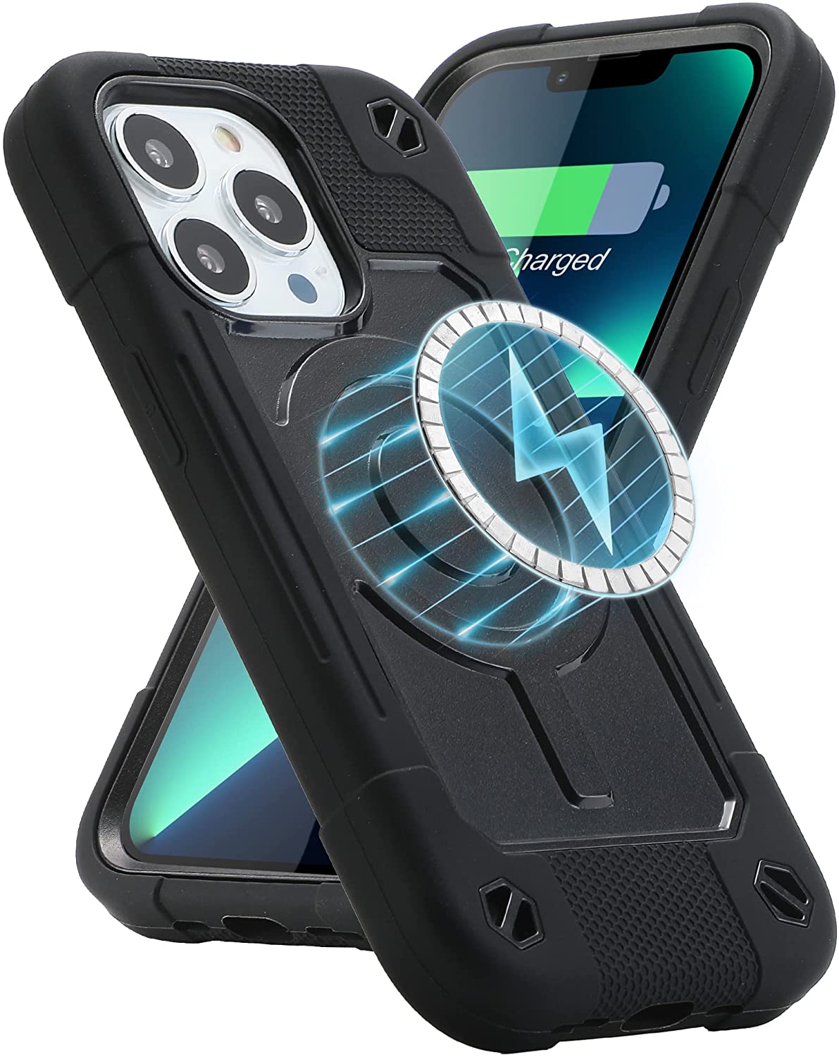 iPhone 13 Pro Max Heavy-Duty Military Grade Shockproof Armor Case
