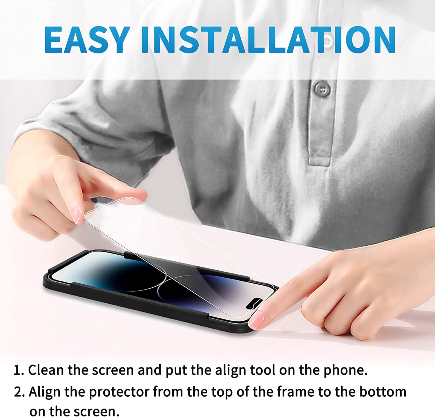 iphone 14 Pro Max Tempered Glass screen protectors 4-Pack