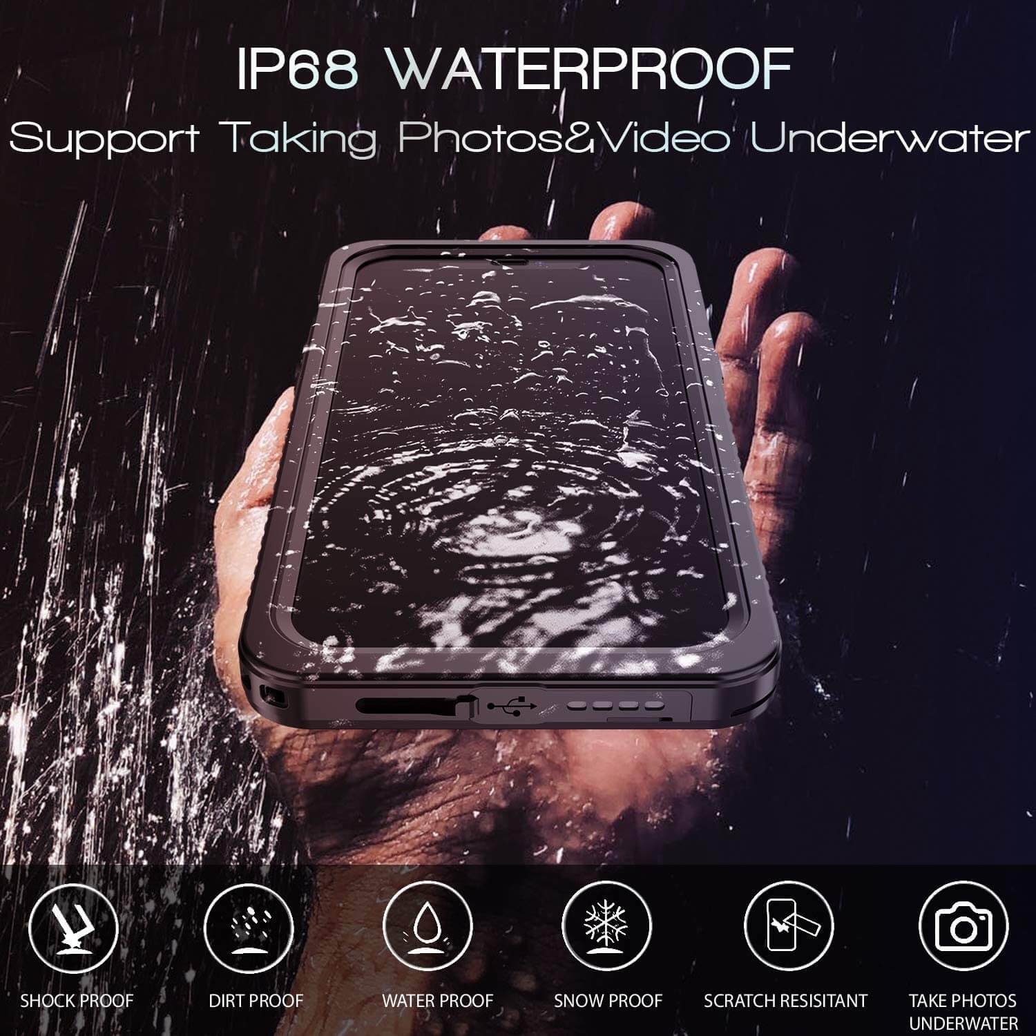 iPhone 15 Pro Max Waterproof Case | Waterproof 15 Pro Max Case
