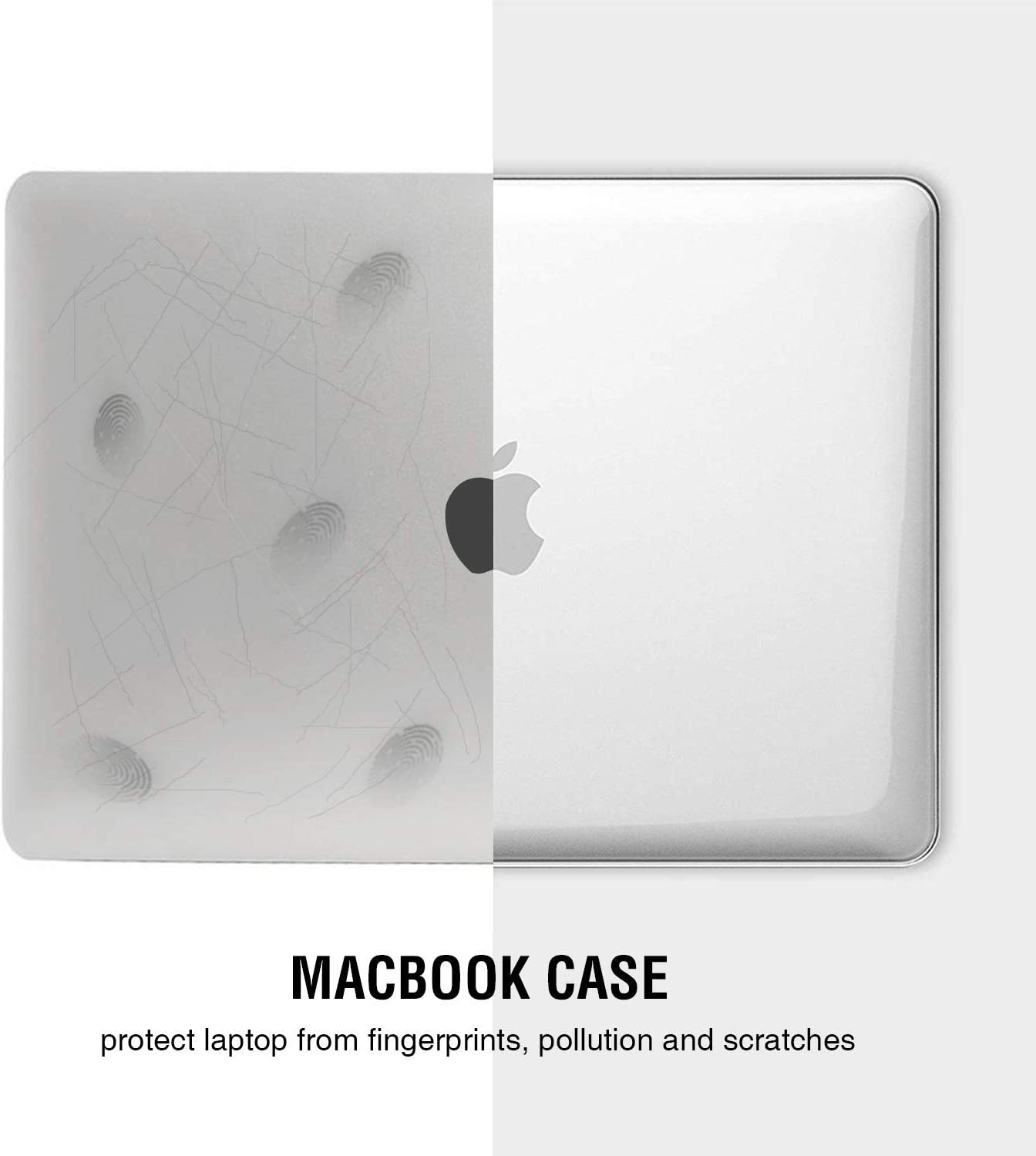MacBook Pro 16 Inch Model A2141 Clear Hard Case with Keyboard Cover