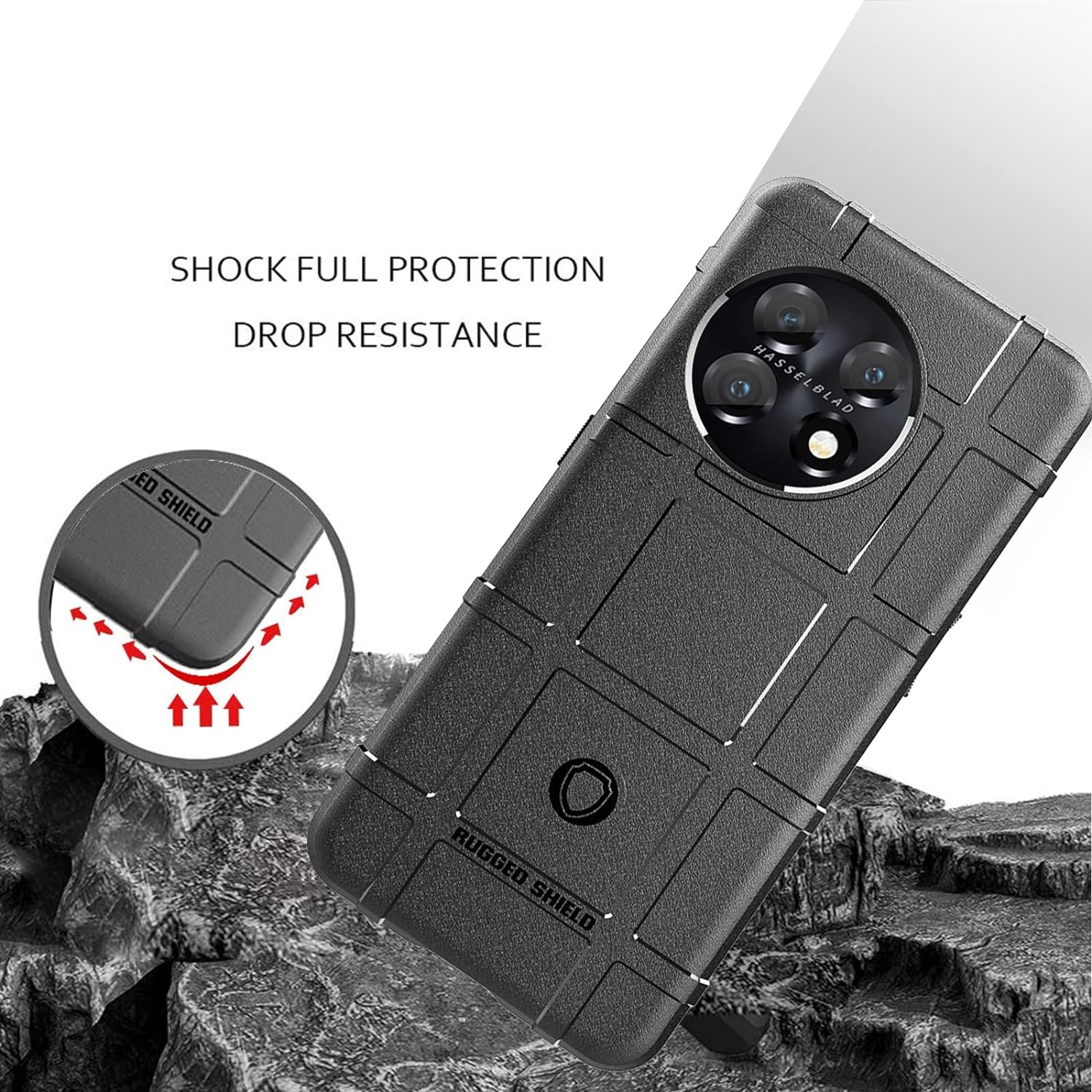 OnePlus 11 Case OnePlus 11 5G Case Heavy Duty Shock Absorption Phone C
