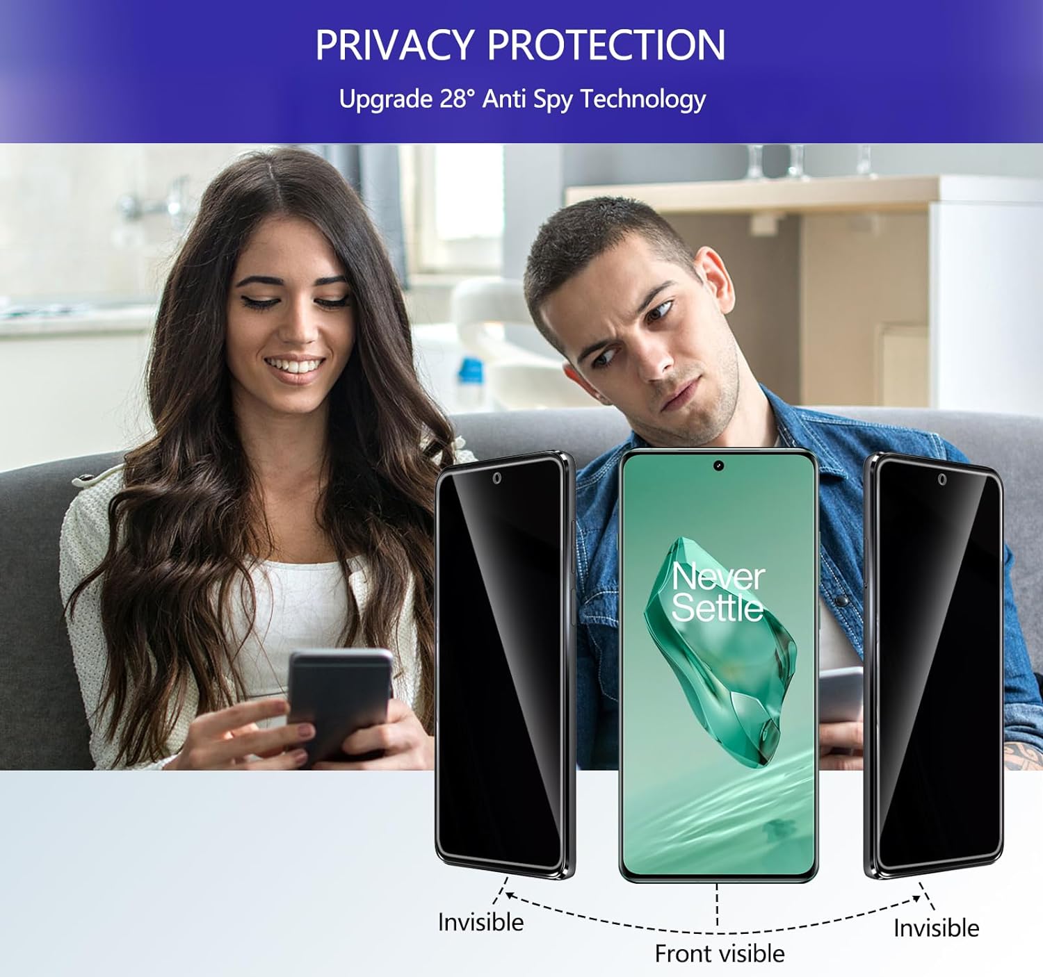 OnePlus 12 Privacy Screen Protector