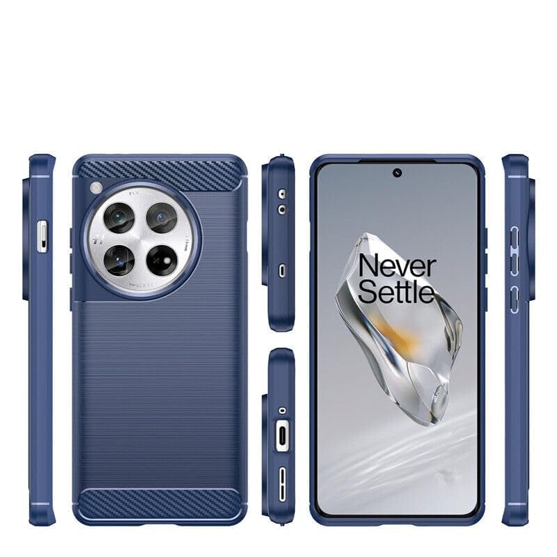 OnePlus 12 Soft TPU Bumper Flexible Carbon Fiber Texture Case - Gorilla ...