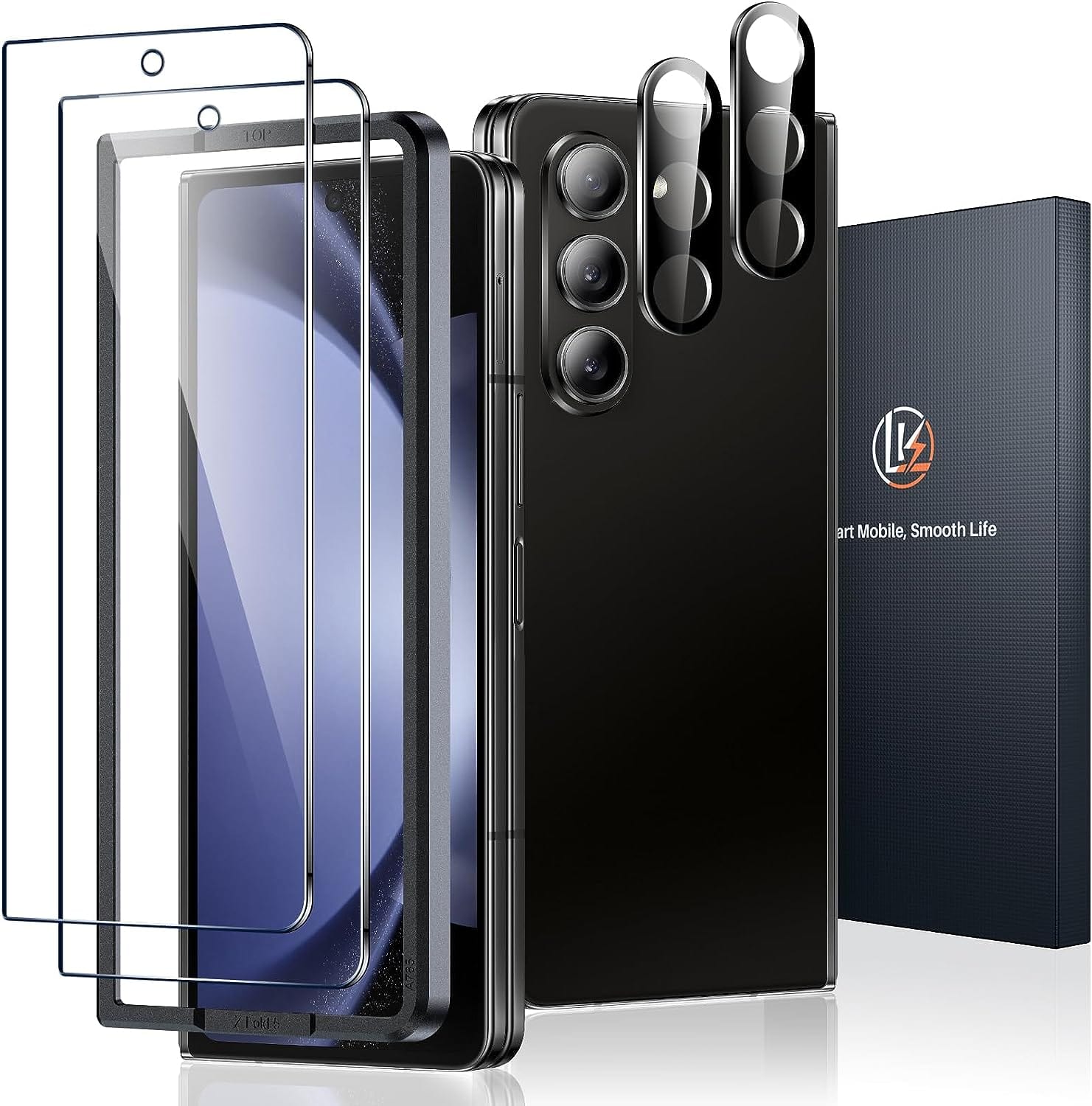 Samsung Galaxy Z Fold 5 Screen Protector 2 Pack Camera Lens Protector